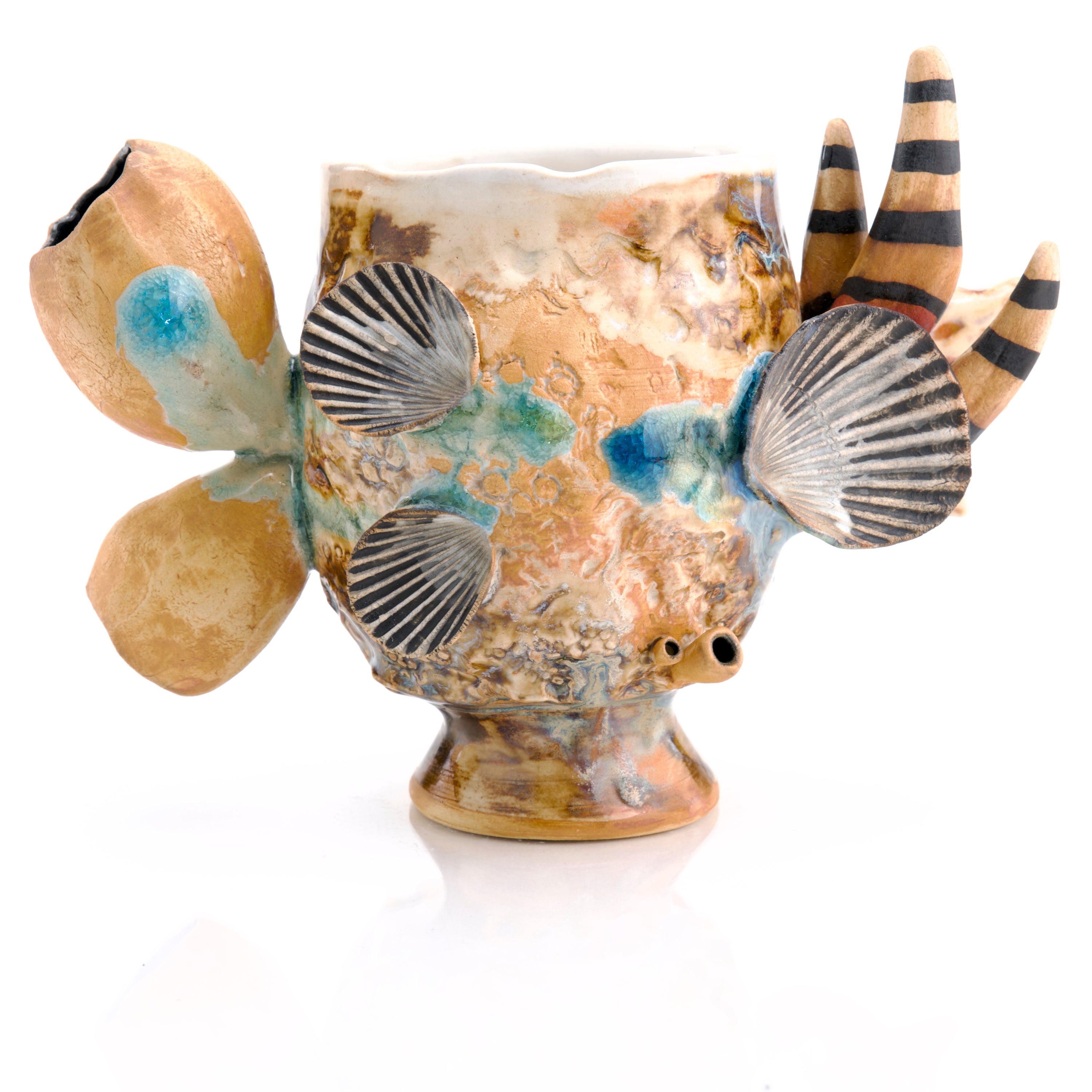 Barnacle Cup 12 oz - Lion Fish – Meghan Bergman Ceramics