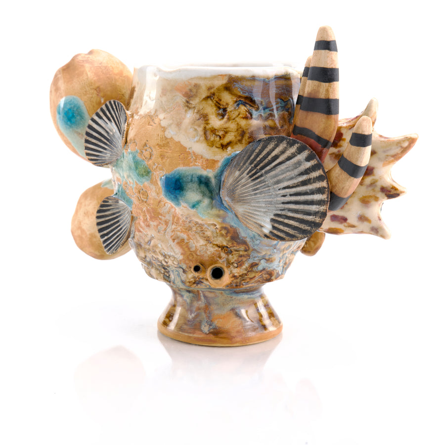 Barnacle Cup 12 oz - Lion Fish – Meghan Bergman Ceramics