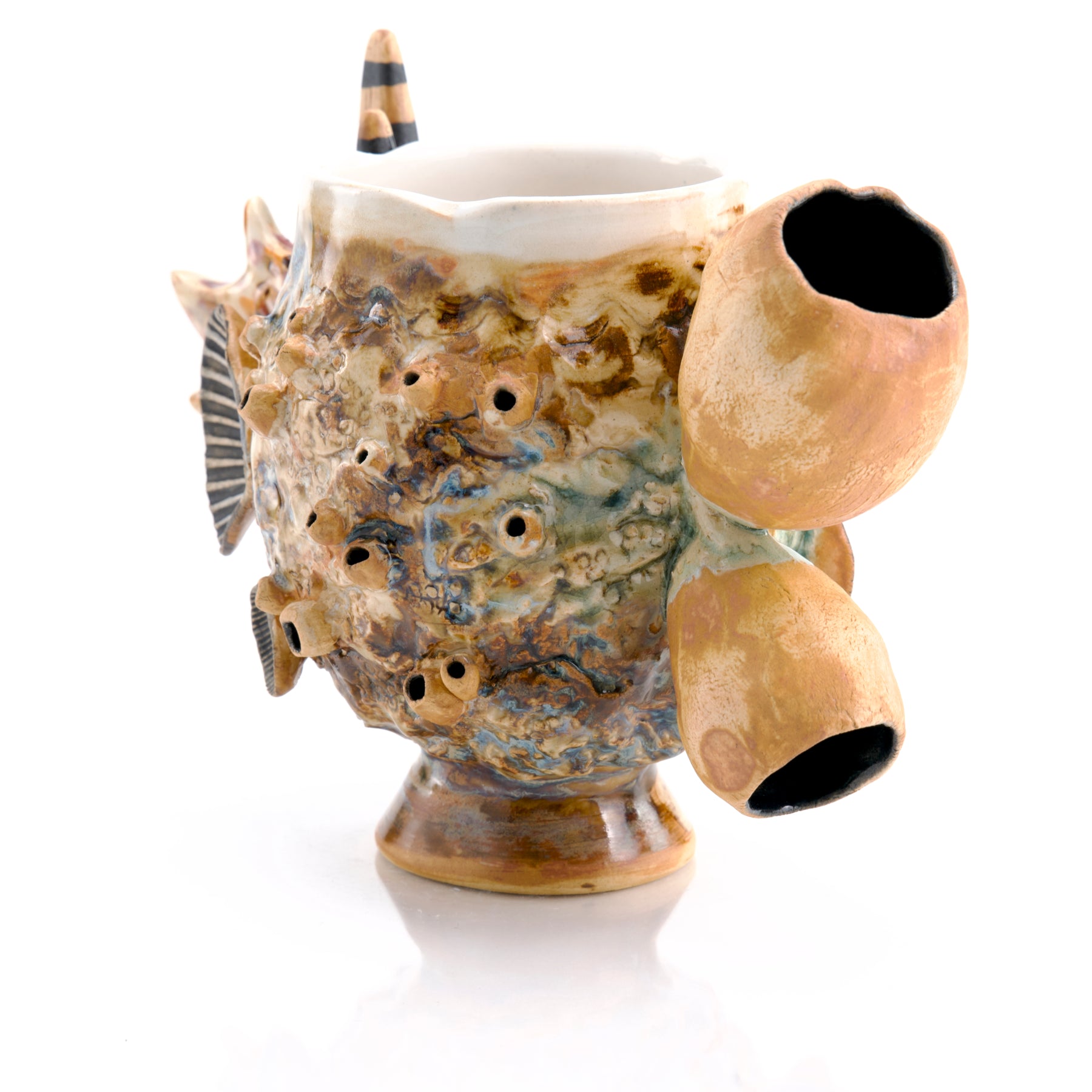 Barnacle Cup 12 oz - Lion Fish – Meghan Bergman Ceramics