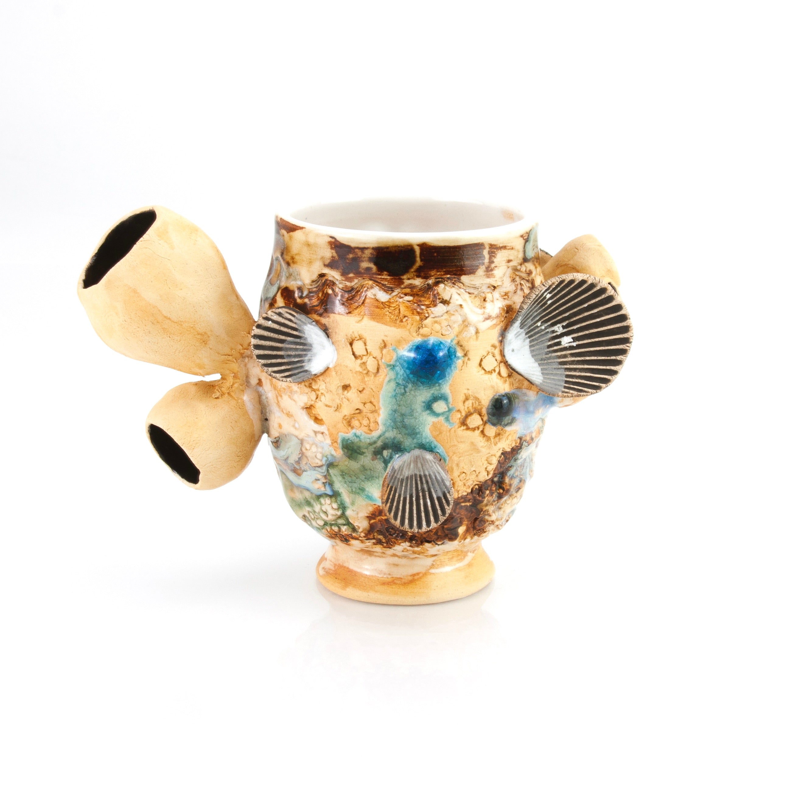 Barnacle Cup 12 oz - Oyster Pearl – Meghan Bergman Ceramics